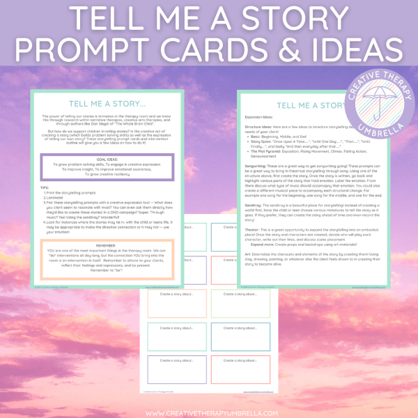 Tell Me A Story: Prompt Cards and Intervention Ideas